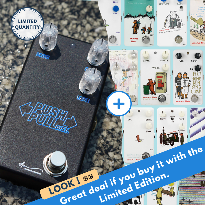 Animals Pedal PUSH & PULL DISTORTION LIMITED EDITION – Animals Pedal USA
